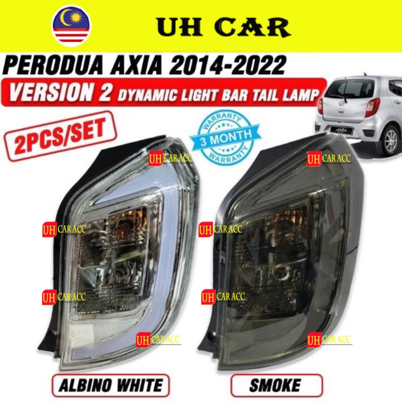 (VERSION 2) Perodua Axia 2014-2022 Dynamic Led Tail Lamp Taillamp ...