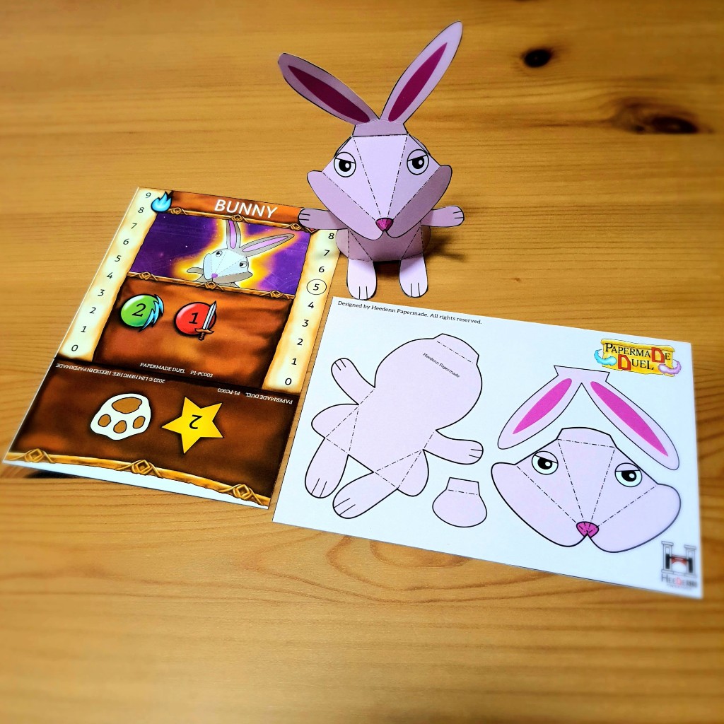 Mini Bunny: Papermade Duel Basic Edition D.I.Y Papercraft Project ...