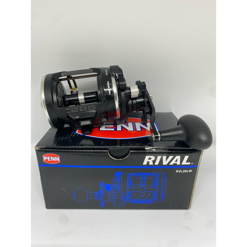 PENN Rival RVL 20LW 2bearing 5.1:1 handle kanan DRUM BOTTOM Fishing ...