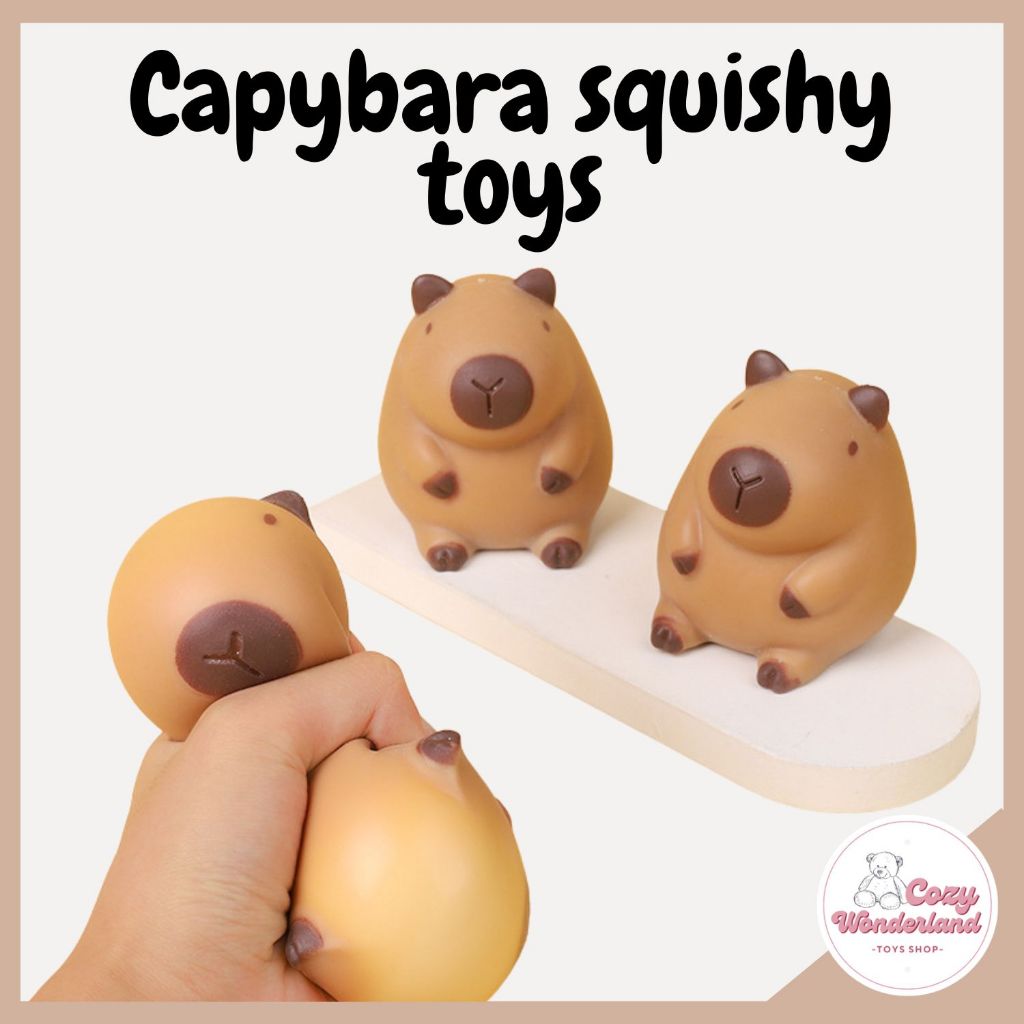 [Capybara Squishy Toys] Children Tricky Toys Decompression Jelly ...
