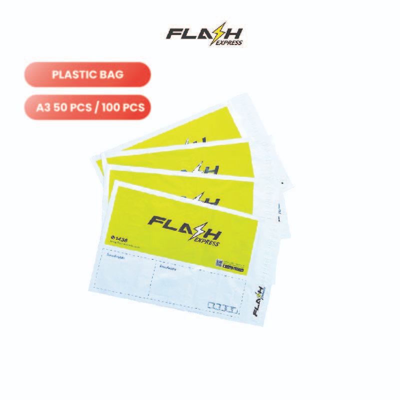 📁 Flash Express 50 Pcs/100 Pcs A3 Courier Bags Plastic Postage Envelope ...