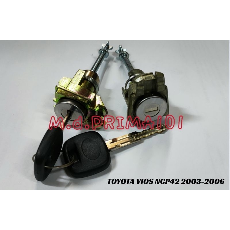 TOYOTA VIOS NCP42 2003-2006 DOOR LOCK KEY SET /PINTU KUNCI | Shopee ...