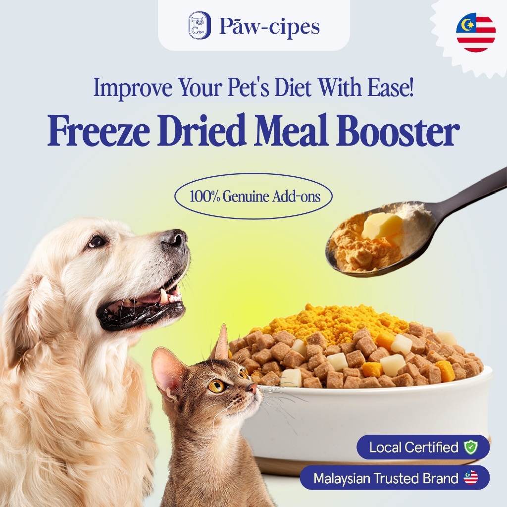 Paw-Cipes Freeze Dried Meal Topper / Booster, 125g | Premium Cat ...