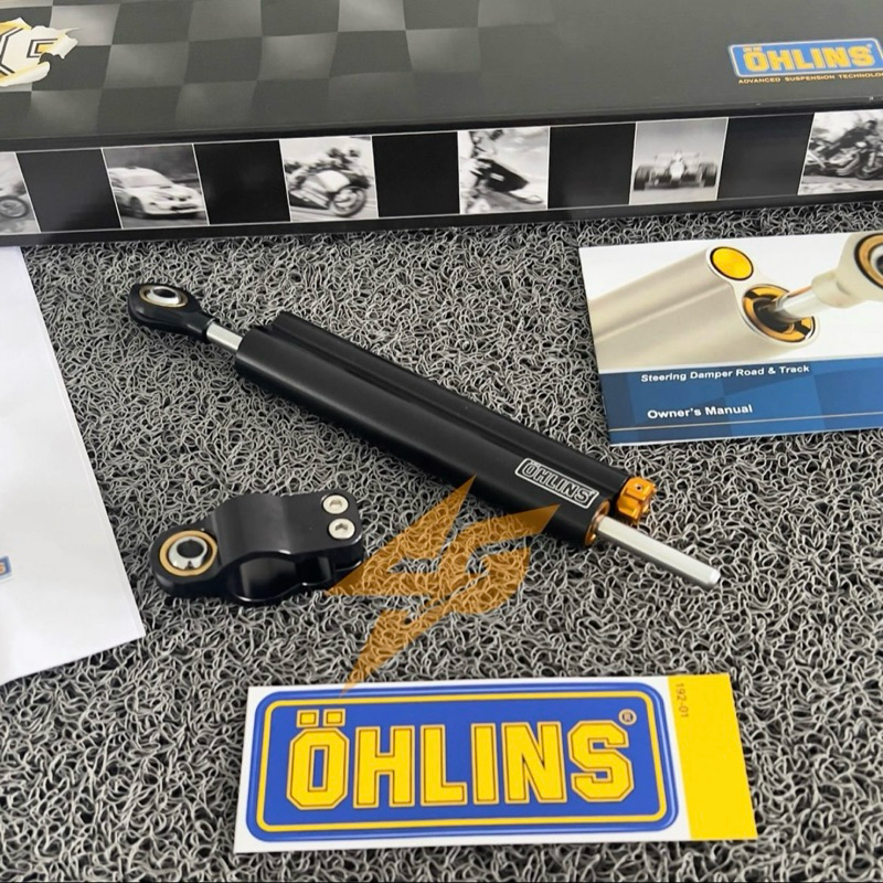OHLINS STEERING DAMPER SD007 STROKE 63 100% ORIGINAL STABILIZER DAMPER ...