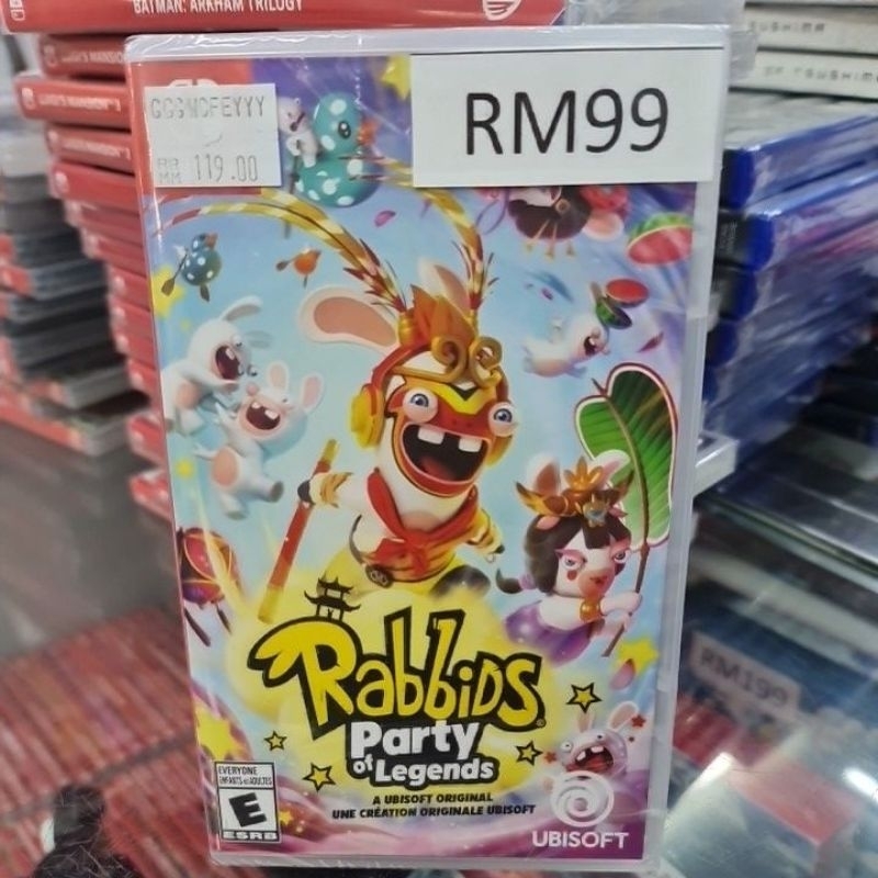 nintendo switch rabbids party of Legends English Chinese us new and ...