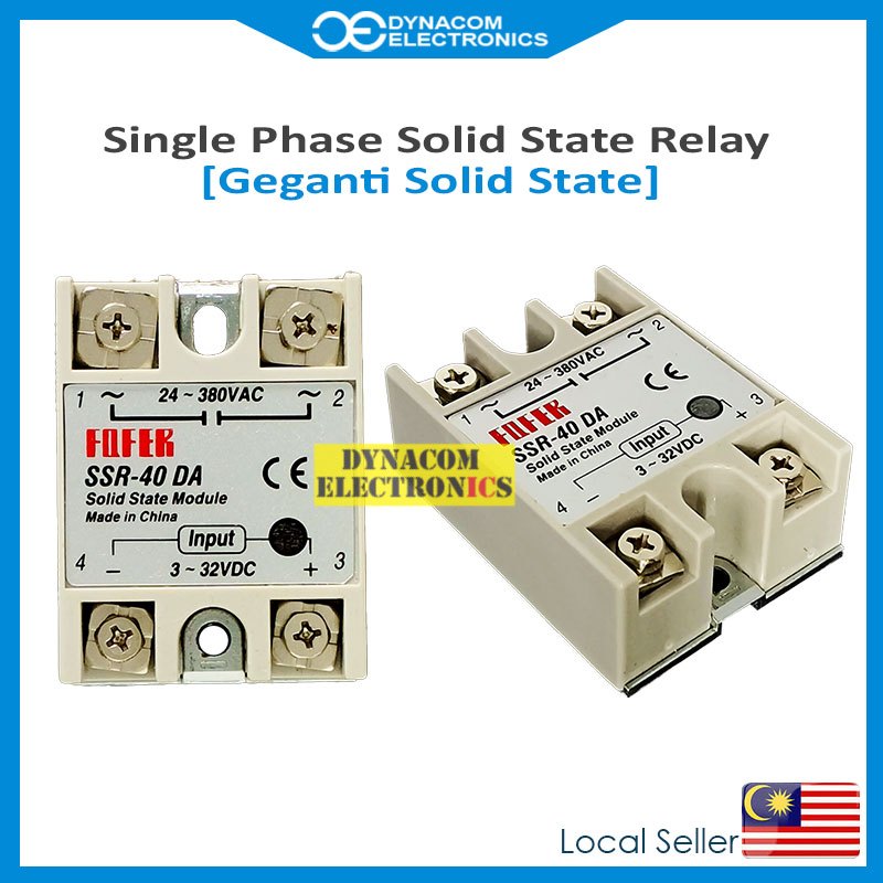 10A 25A 40A 75A Solid State Relay SSR-10DA SSR-25DA SSR-40DA SSR-75DA [Geganti Solid State ...