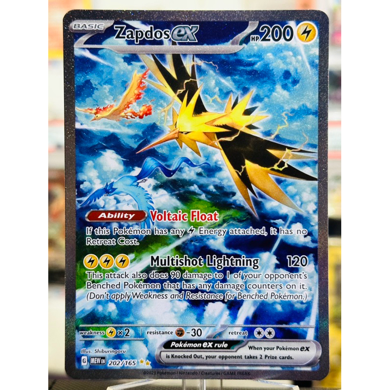 Zapdos SIR 202/165 - 151 English Version Pokemon TCG | Shopee Malaysia