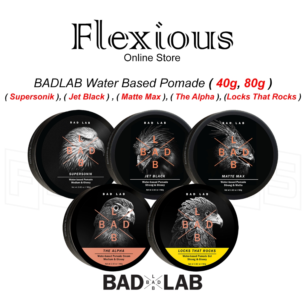 *BADLAB* Water Based Pomade ( 40g ), ( 80g ) | Shopee Malaysia