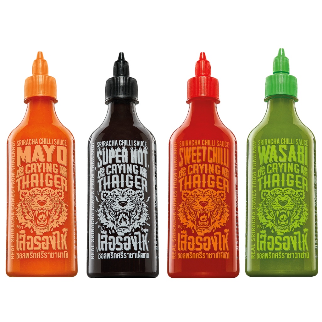 Sriracha Chilli Sauce Crying Thaiger [ Mayo / Super Hot / Sweet Chili ...