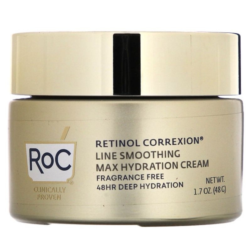 RoC, Retinol Correxion, Max Hydration Cream, Fragrance Free, 1.7 oz (48 ...