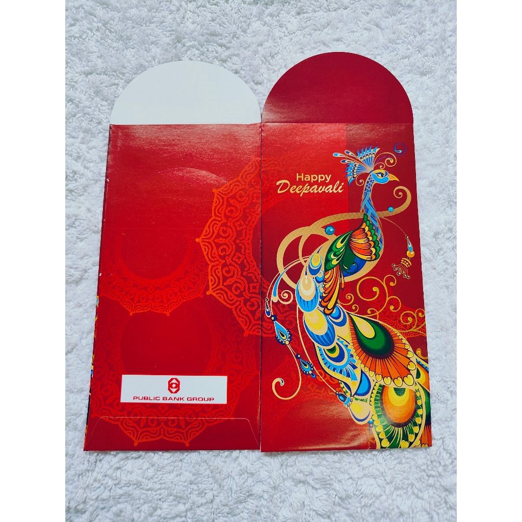 2023 Public Bank Peacock Deepavali Packet (1 pack-8 pcs) [Happy Diwali ...