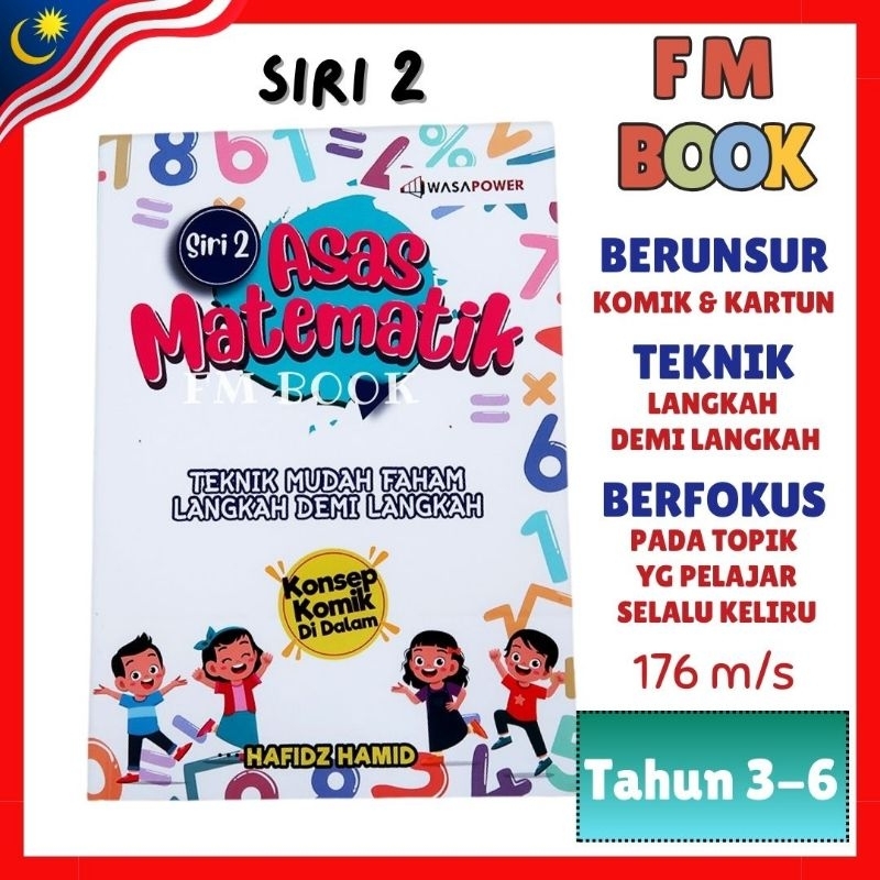 FM BOOK BUKU MATEMATIK TAHUN 4-6 Siri 2 Asas Matematik Wasapower Buku Rujukan / Notq dan Latihan ...