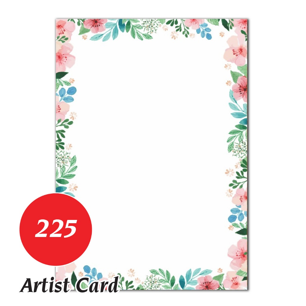 A4 Artist Card | A4 Fancy Artist Card | A4 Folio Card | Fancy Card ...