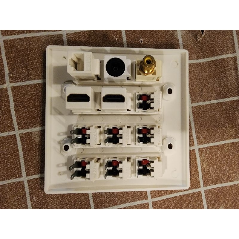 Audio wall outlet with HDMI, fiber | Shopee Malaysia