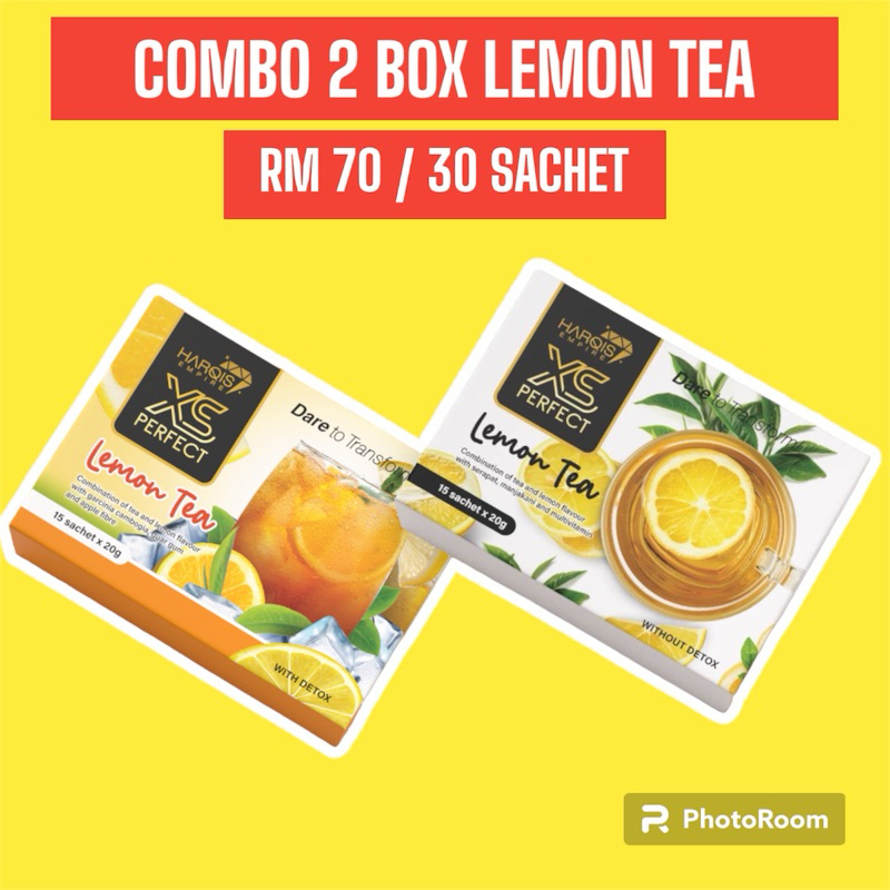 🔥XS LEMON TEA XS DRINK PAKEJ SEBULAN 🔥 | Shopee Malaysia
