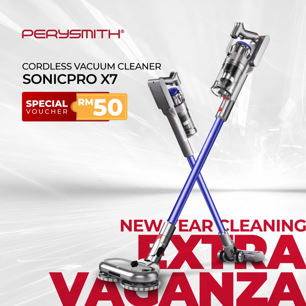 PerySmith Cordless Vacuum Cleaner Sonic Pro Core Series X7 | Shopee ...