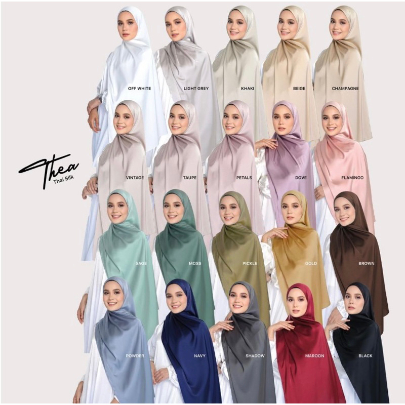 THEA SHAWL - Thai Silk Shawl | Shopee Malaysia