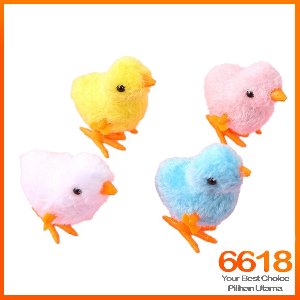 Toy Comel Mudah Alih Melompat Ayam Kegembiraan Kartun Anginkan Anak ...