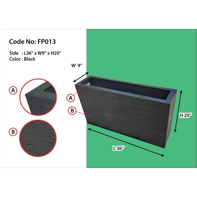 Fiberglass Planter Box | Shopee Malaysia