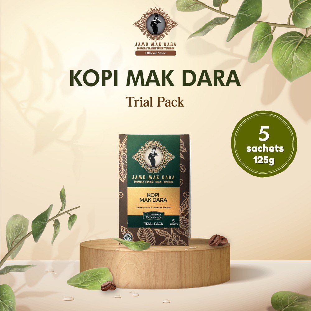[Trial Pack] Kopi Mak Dara / Herbal Coffee Mak Dara 25gx5 Sachet ...