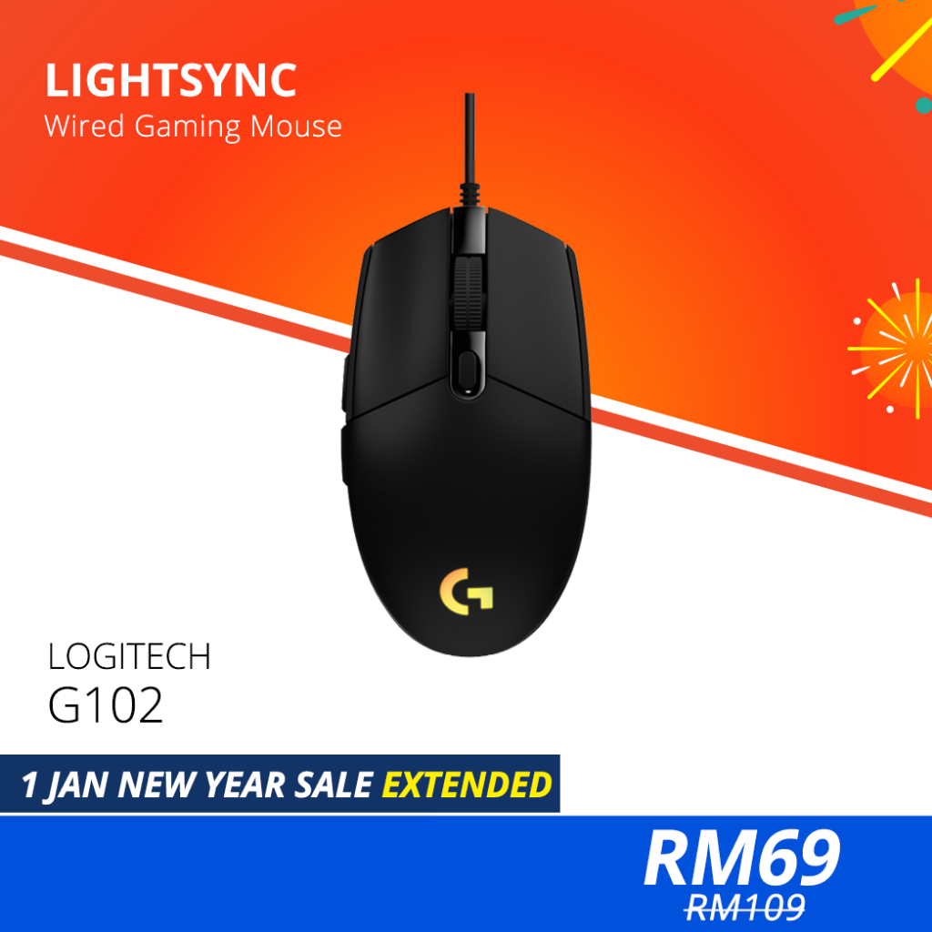 Logitech G102 2ND GEN LIGHTSYNC Gaming Mouse | Shopee Malaysia