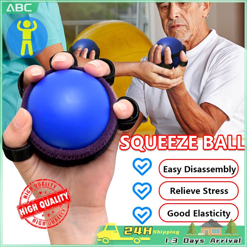 Stroke Hand Grip PU Ball Finger Practice Hemiplegia Exercise Muscle ...
