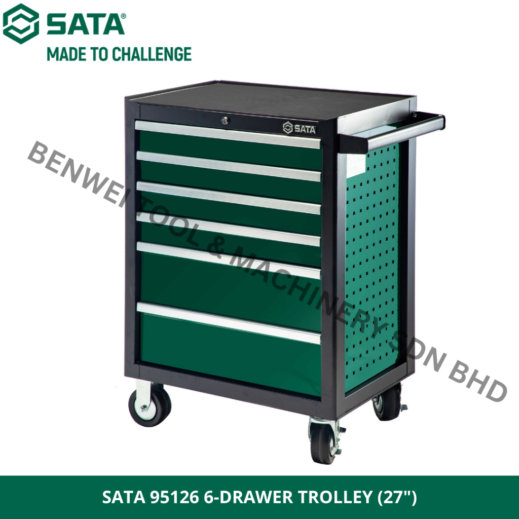 SATA 95126 6-DRAWER / 7-DRAWER TROLLEY (27") / TOOLS STORAGE BOX ...