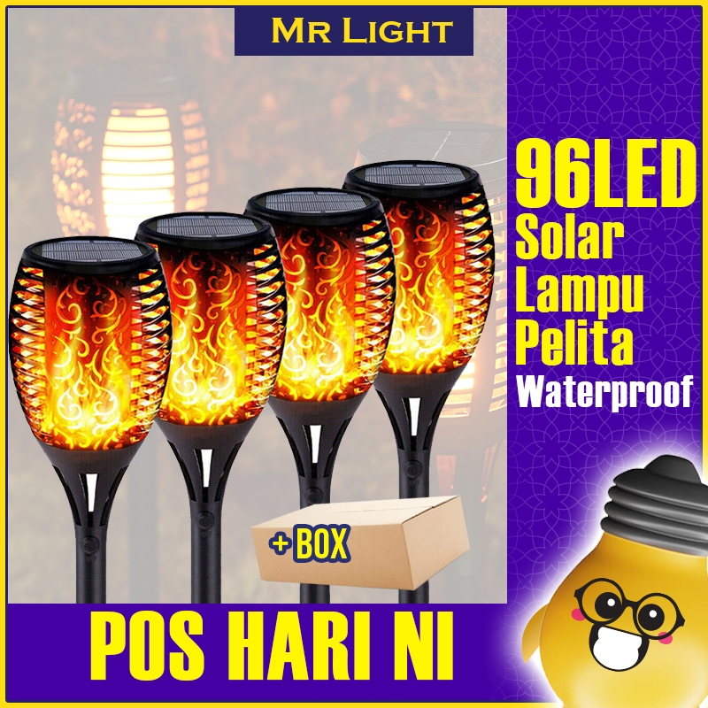 2025 Viral Lampu Pelita Solar Hari Raya Waterproof LED Light Outdoor ...