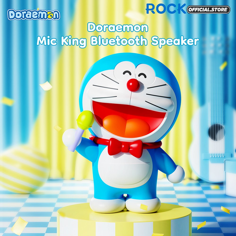 ROCK Doraemon Mic King Bluetooth Speaker (哆啦A梦) | Shopee Malaysia
