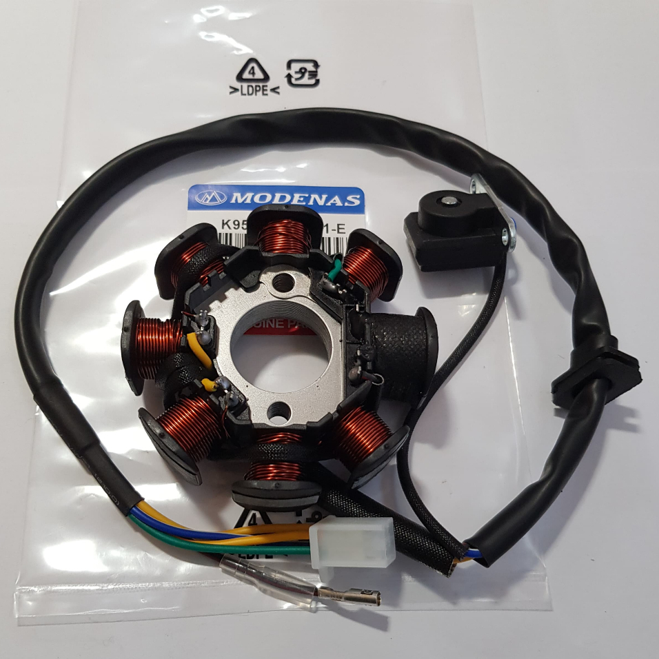 MODENAS MR3 FUEL COIL ( 5 WIRE ) MAGNET COIL STARTER COIL FIELD COIL ...