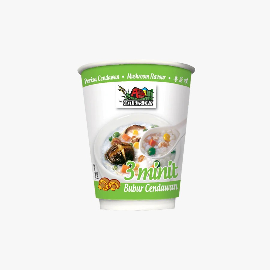 BUBUR CENDAWAN CUP BUBUR AYAM CUP BUBUR INSTANT CUP INSTANT PORRIDGE ...