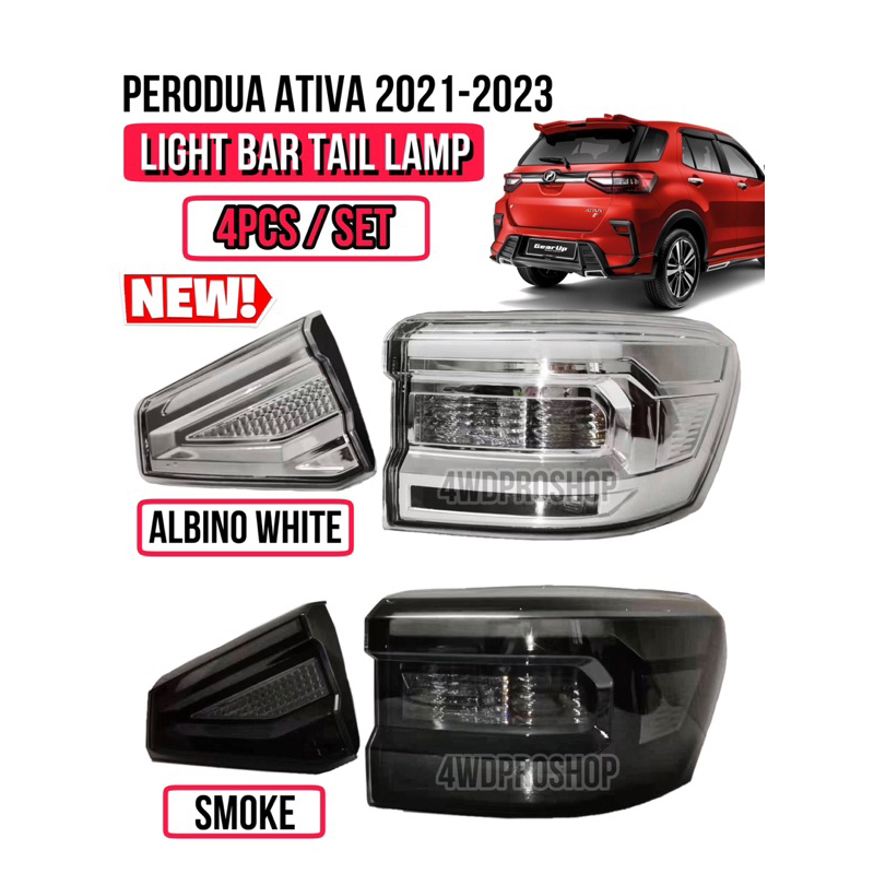Perodua Ativa (2021 to 2023) LED DRL Tail Lamp Tail Light Taillamp ...