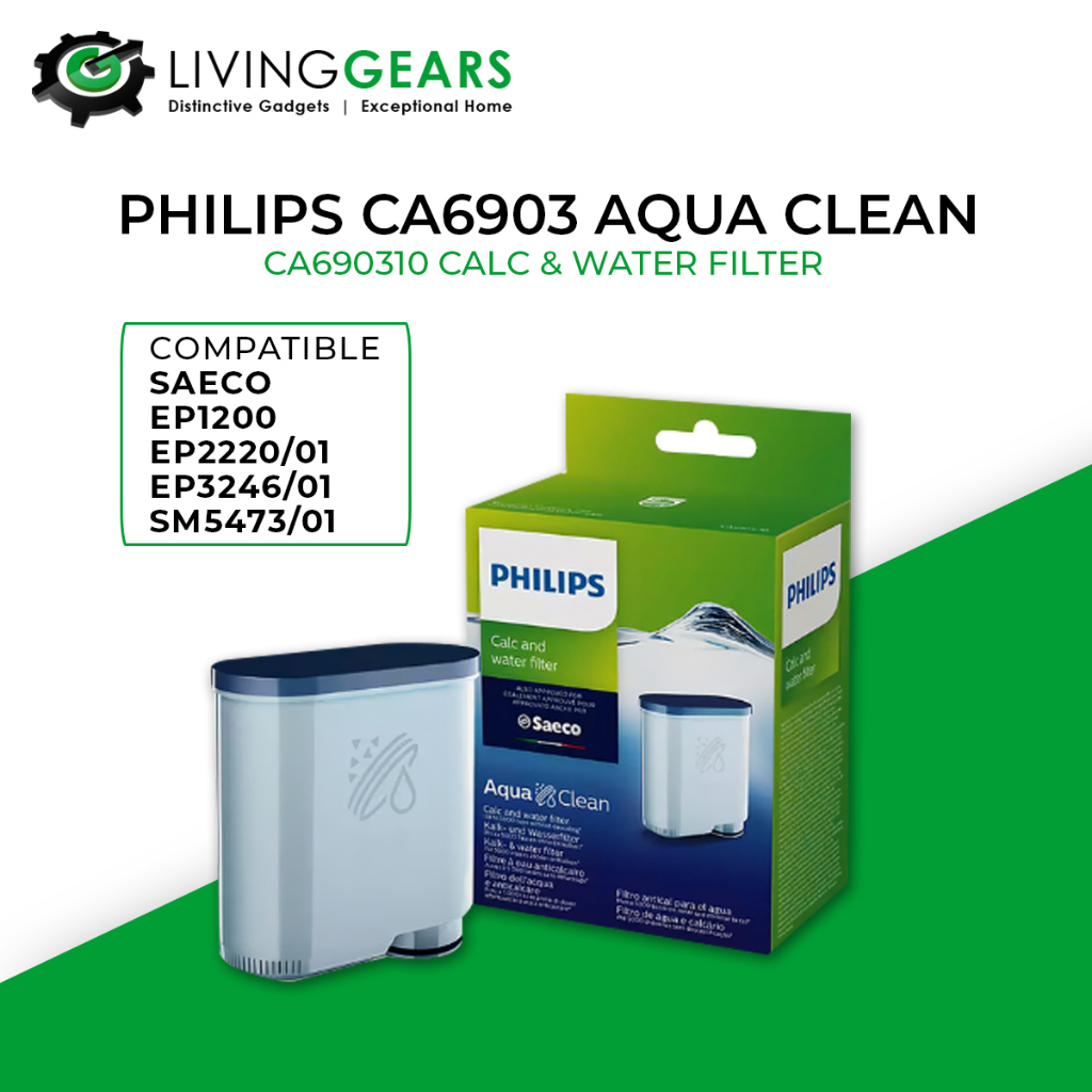 Philips Saeco AquaClean Calc & Water Filter CA6903 (CA6903/10) for ...