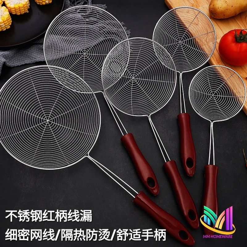 Stainless Steel Colander Oil Mesh Skimmer / Flying Mesh Filter / Oil ...