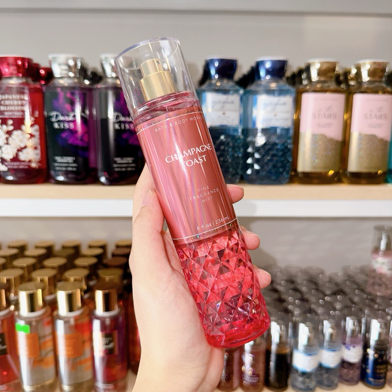 Bath And Body Works Champagne Toast Fine Fragrance Mist 236ml Shopee
