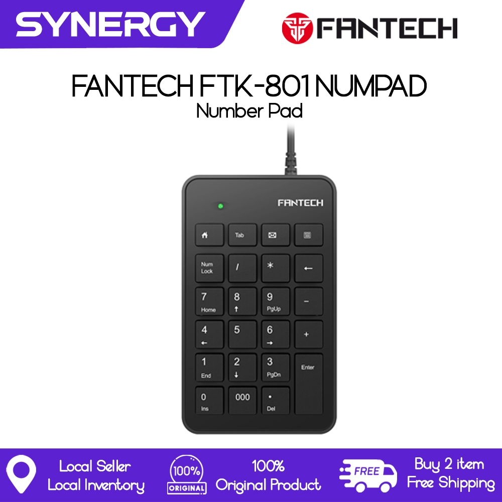 Fantech Number Pad FTK-801 with USB Connection | Shopee Malaysia