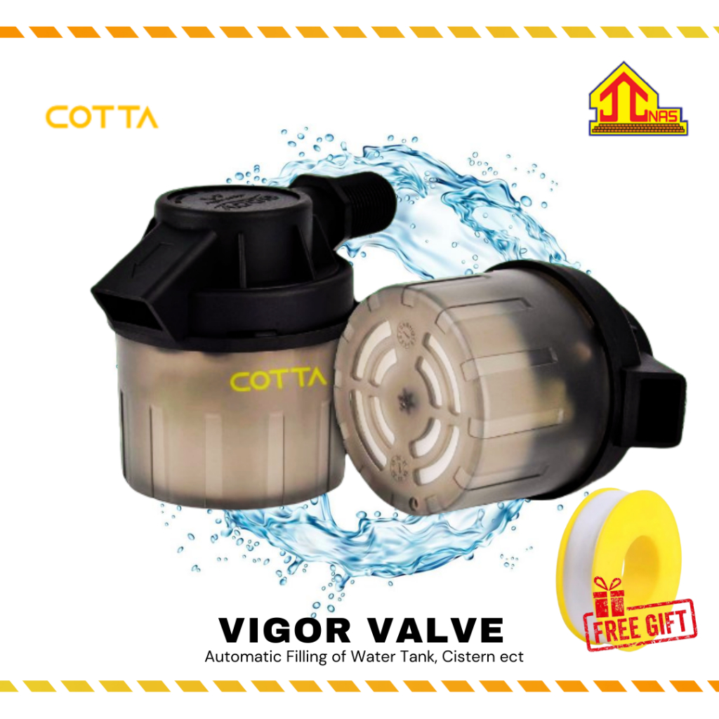 COTTA Vigor Valve Water Tank Float Valve Ball Valve Tangki Air ...