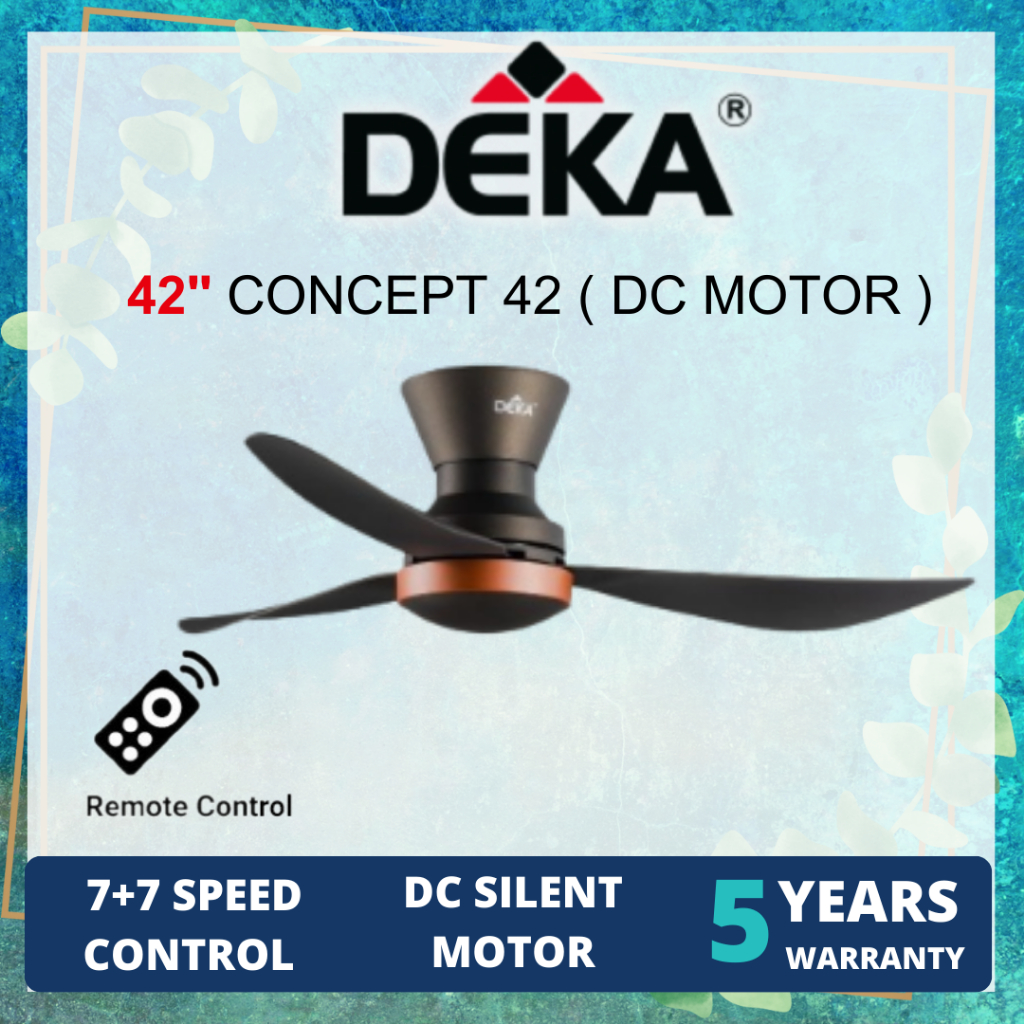 【FREE SHIPPING】Deka Concept Mini 22'' / 34'' / 42” DC motor 14 speed ...