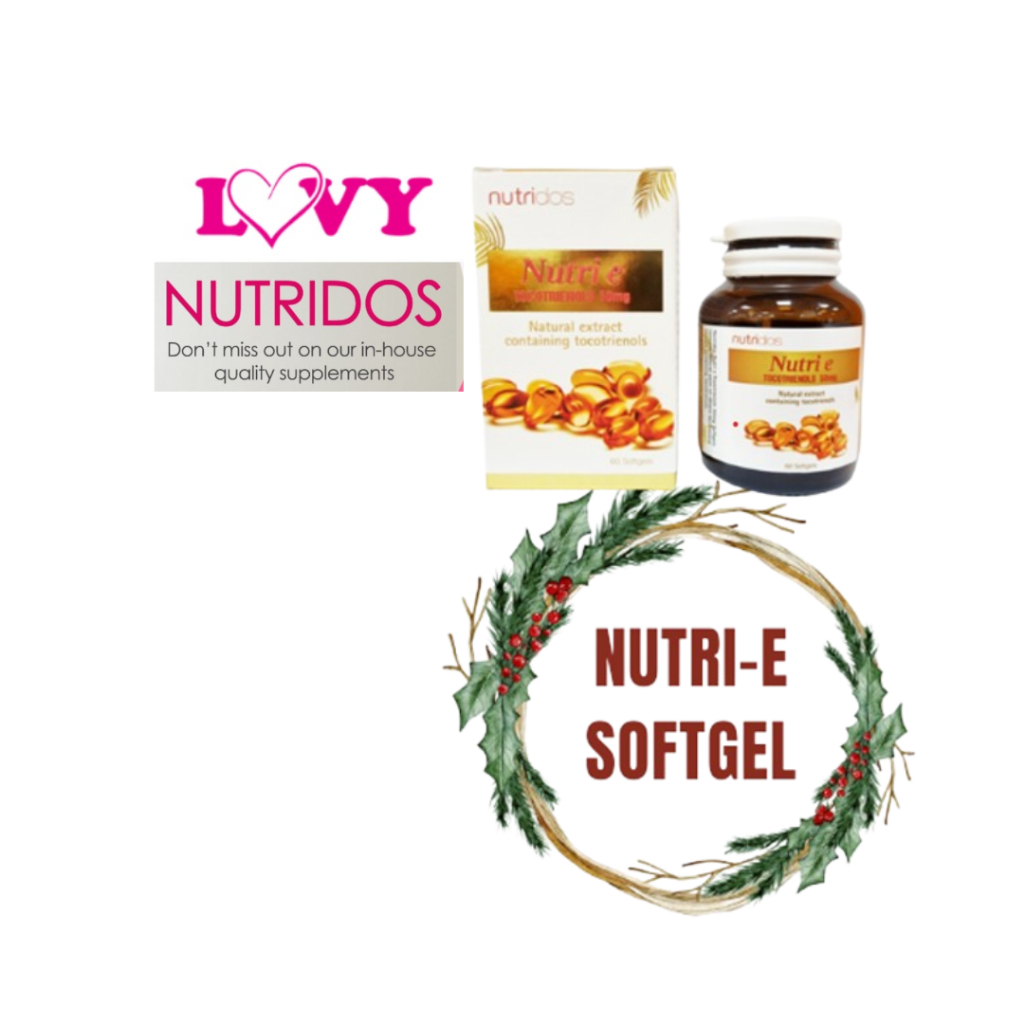 NUTRIDOS NUTRI-E (TOCOTRIENOL 50MG) [60 KAPSUL] | Shopee Malaysia