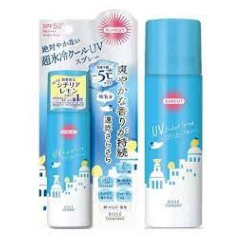 Kose Cosmeport Suncut UV Protect Spray Cool 60G | Shopee Malaysia
