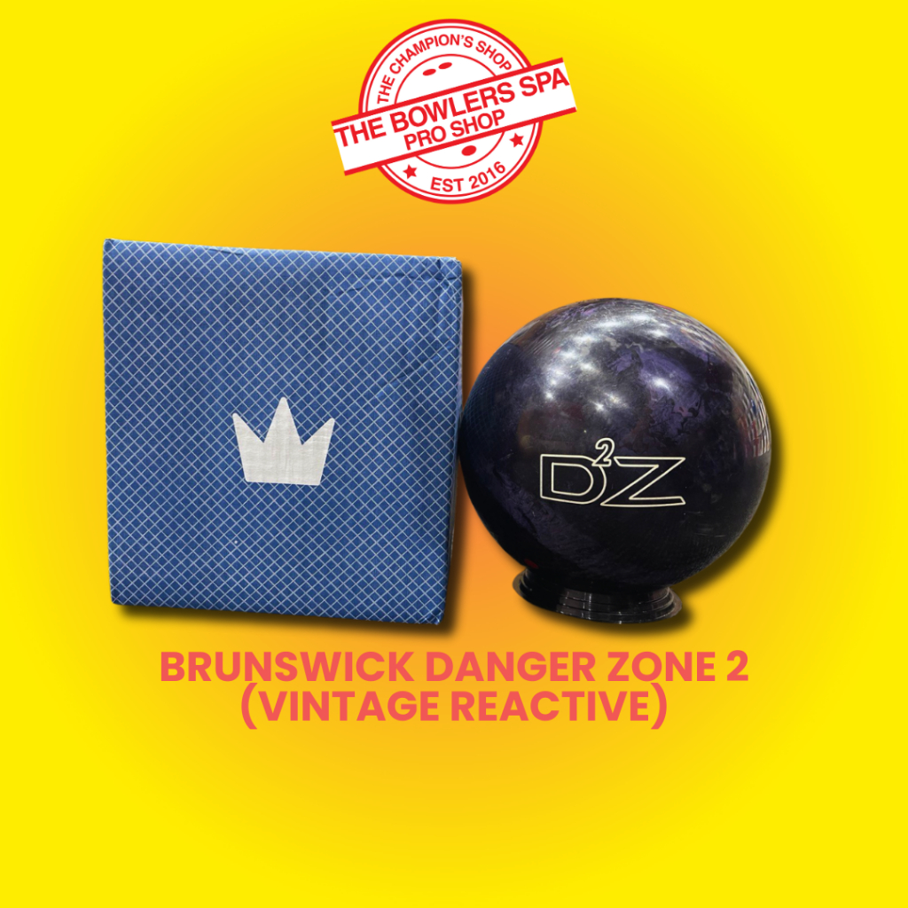 Brunswick Vintage Reactive Danger Zone 2 13lbs Bowling Ball Shopee