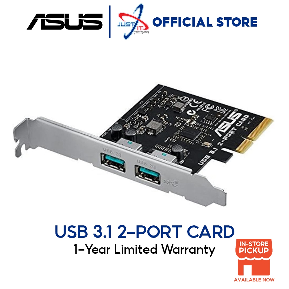 ASUS USB 3.1 2 Port Card 90MC0360-M0UAY0 | Shopee Malaysia