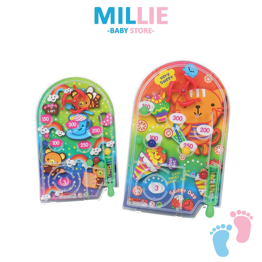 MILLIE Children Classic Pinball Games Cute And Funny Pocket Size Mini ...