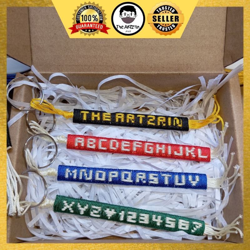 DIY & Customize Handmade Name Keychain (Keychain Nama Benang Kait ...