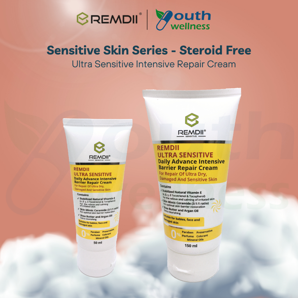 Remdii Ultra Sensitive Series Moisturising Barrier Repair Cream (Eczema ...