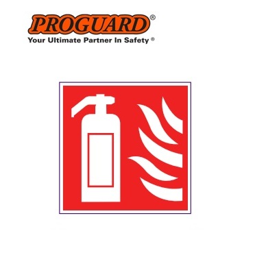 Proguard 200x200mm Fire Fighting Equipment Safety Sign PVC Plastic ...