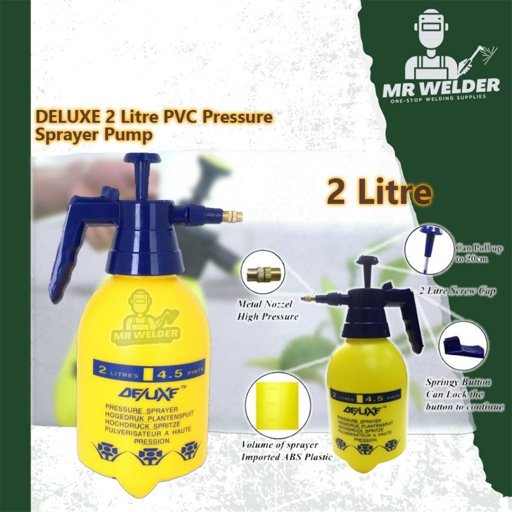 2 Liter Brass Nozzle Pressure Garden Sprayer Garden Spray Pam Racun ...