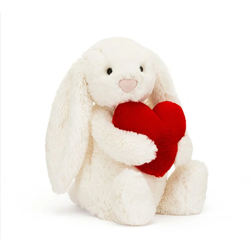 [Jellycat] 100% Original Bashful Red Love Heart Bunny | Shopee Malaysia