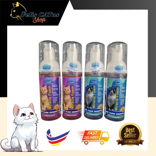 [NEW] Petpal FORM SHAMPOO Miracle Foam Dry Clean Shampoo Cat ...