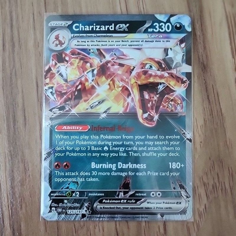 PTCG SV03 Obsidian Flames Charizard ex 125/197 | Shopee Malaysia